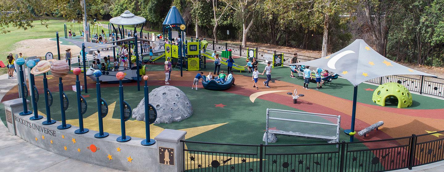 Rocket's Universe at Weddington Park - Inclusive Space-themed Playground