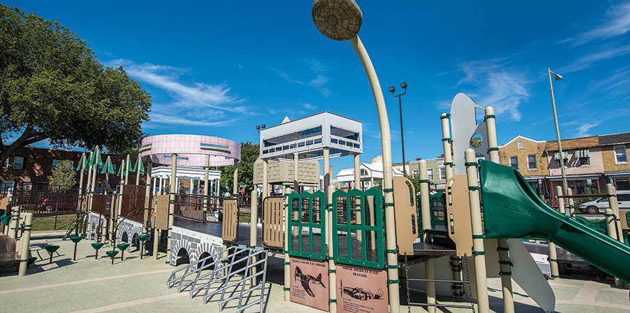 Rosedale Community Center Playground - Inclusive Playground