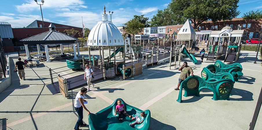 Rosedale Community Center Playground - Inclusive Playground