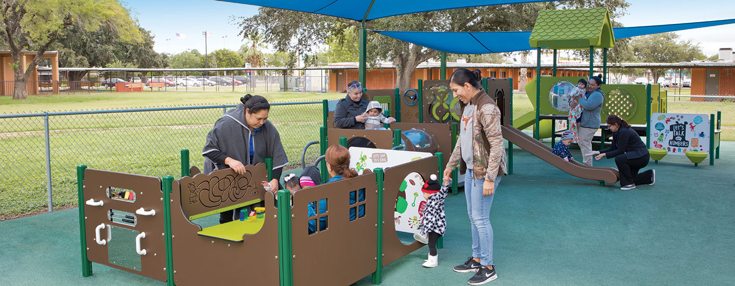 Sotomayor Early Head Start - Playhouse-designed playground