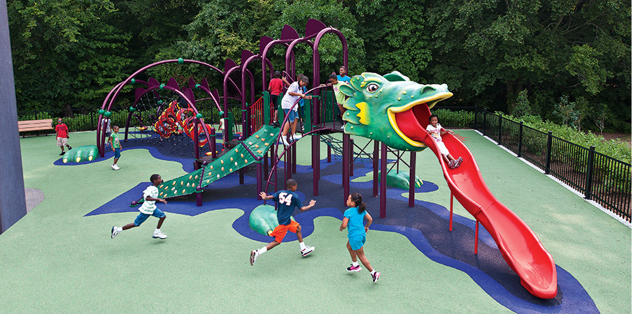 South Bowie Community Center - Medieval-Themed Playground