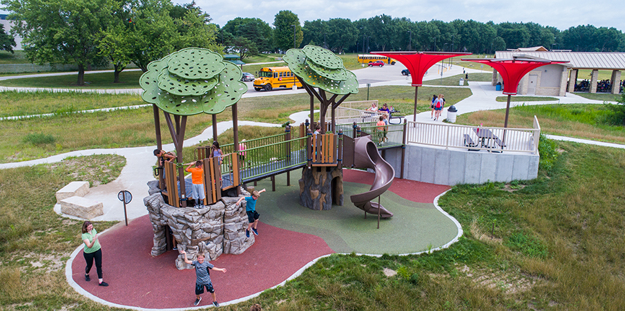 Terra Park - Earth, Wind, Water and Fire-themed Playground