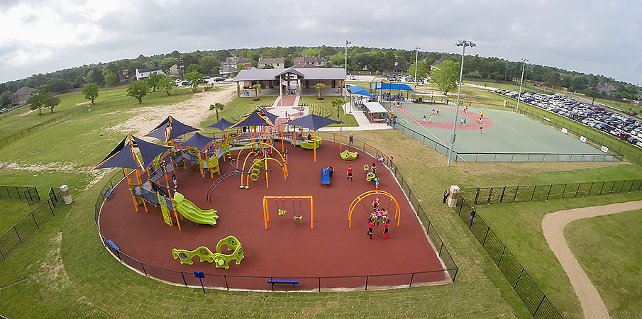 The Miracle League at the Langham Creek Family YMCA, Cleary Family ...