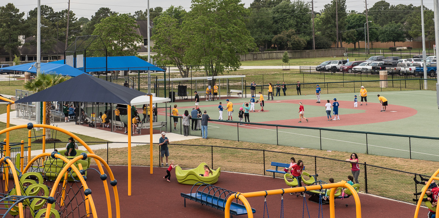 The Miracle League at the Langham Creek Family YMCA, Cleary Family ...