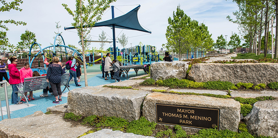 Mayor Thomas M. Menino Park - Inclusive Playground