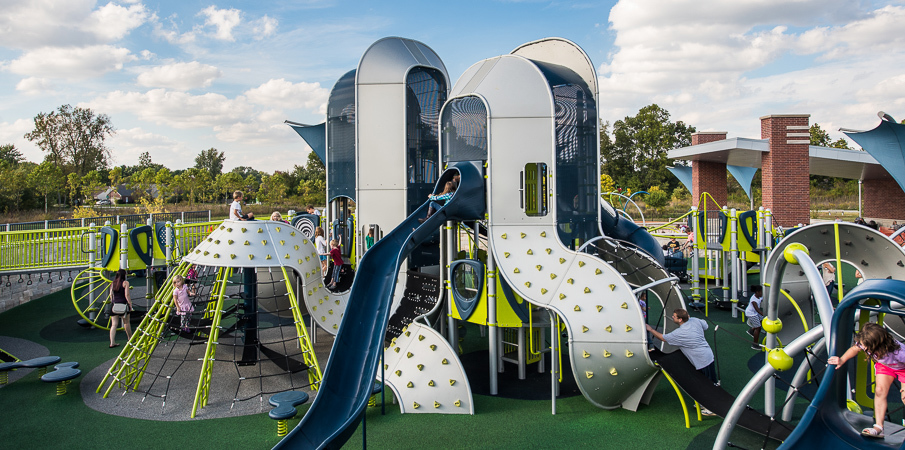 West Commons Playground at Central Park - Spectacular custom playground ...