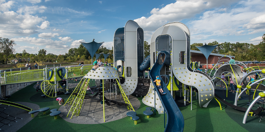 West Commons Playground at Central Park - Spectacular custom playground ...