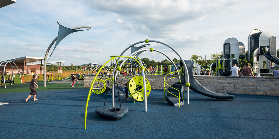 West Commons Playground at Central Park - Spectacular custom playground ...